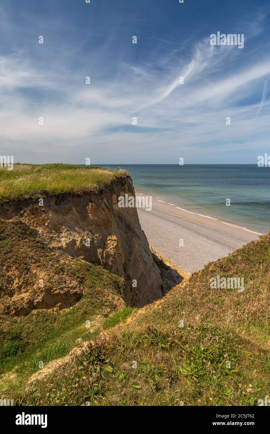 Sheringham Beach, Norfolk, UK. tranquillity in the summer Stock Photo ...