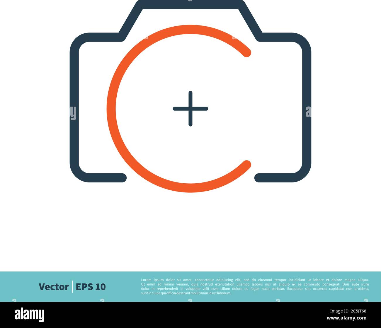 Camera Line Art letter C Icon Vector Logo Template Illustration Design ...