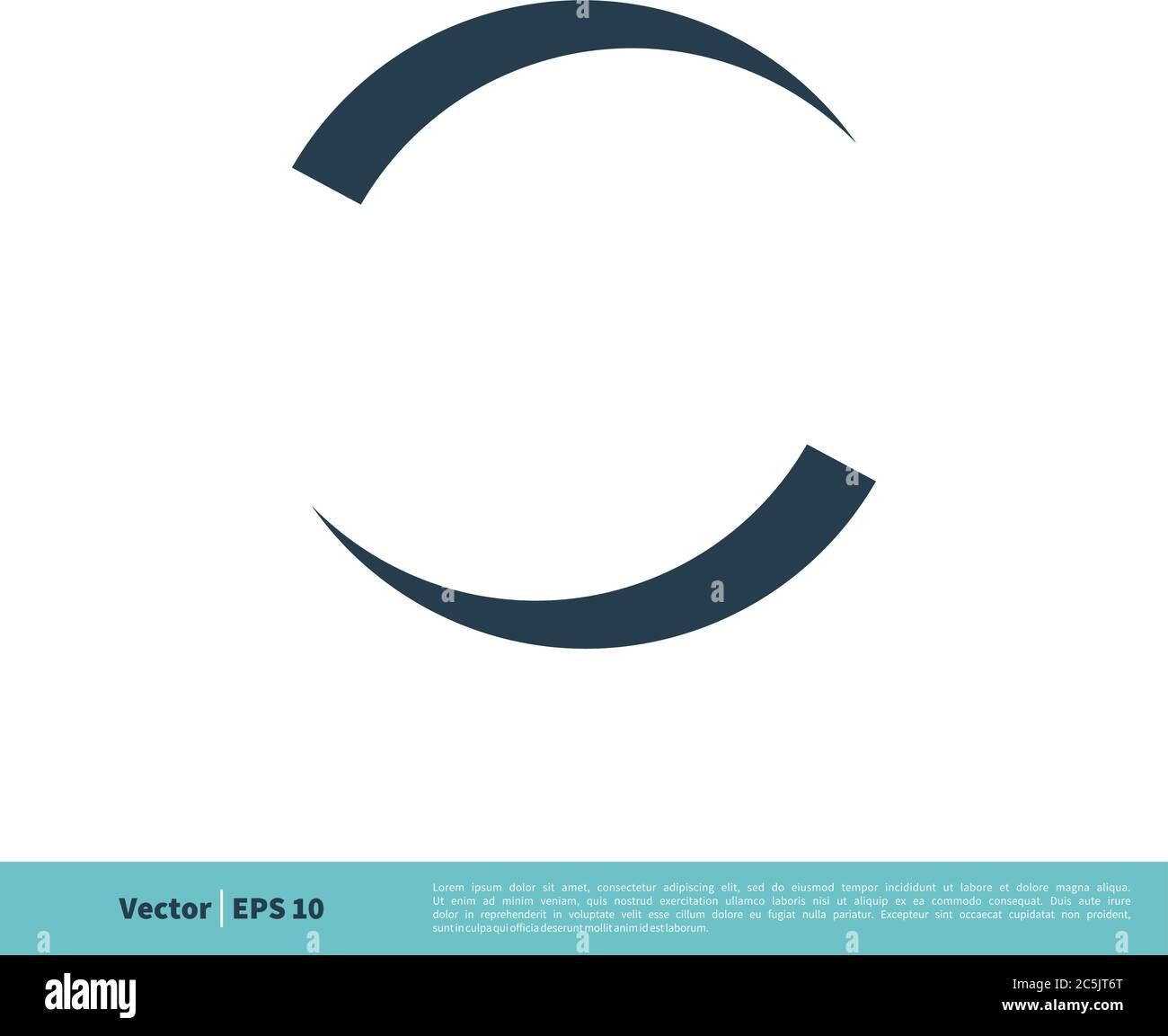 Circle Swoosh Icon Vector Logo Template Illustration Design. Vector EPS ...