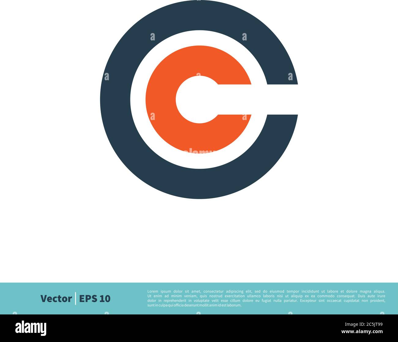 Letter C Circle Icon Vector Logo Template Illustration Design. Vector ...