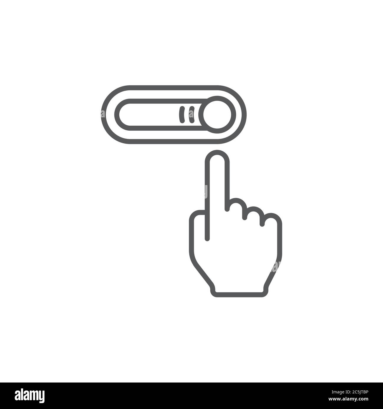 Switch off after use vector icon symbol energy saving isolated on white ...