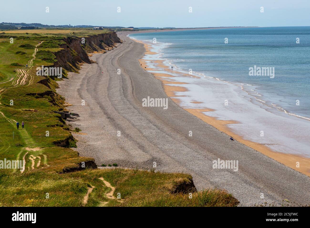 Sheringham Beach, Norfolk, UK. tranquillity in the summer Stock Photo ...