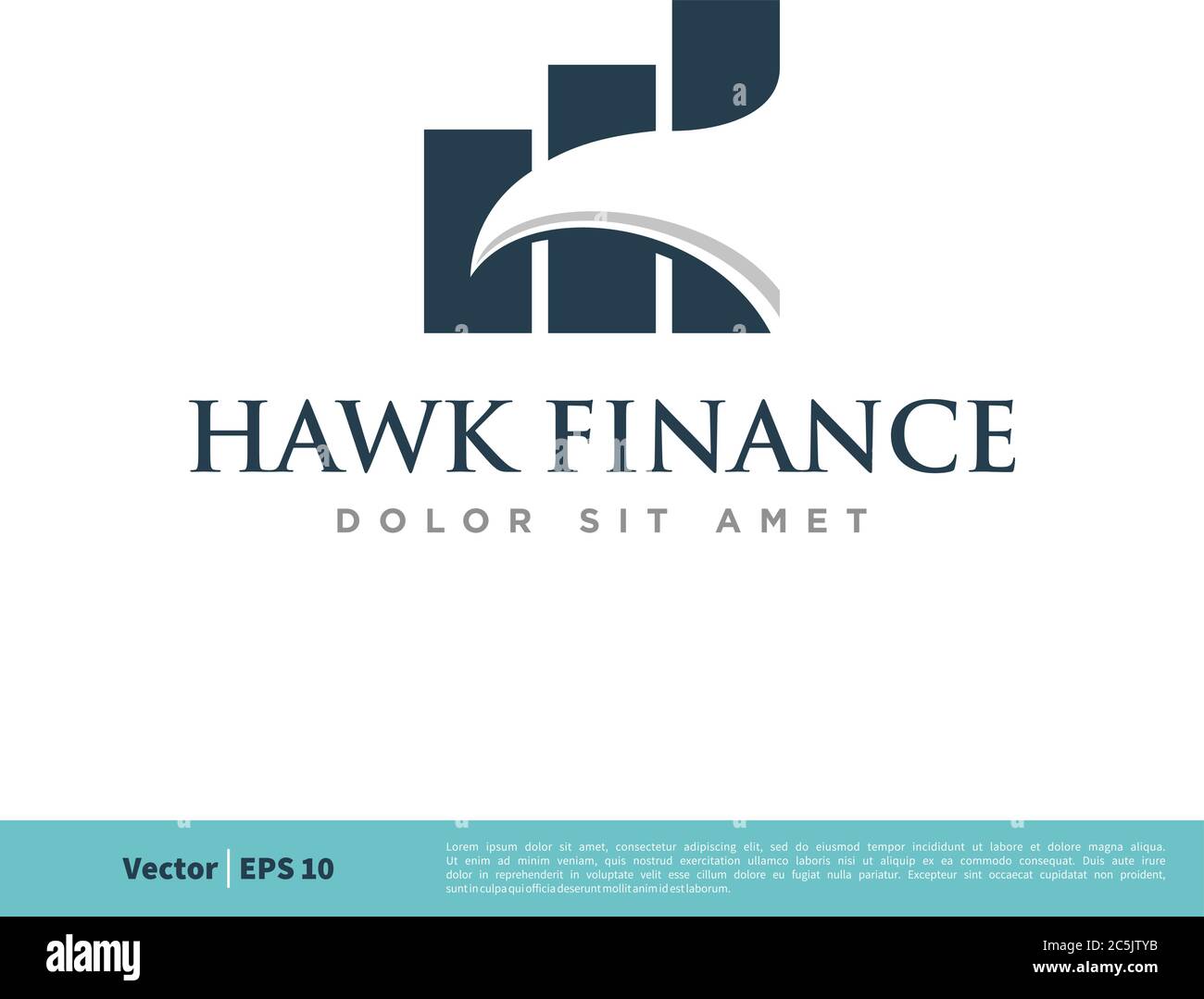 Hawk Shape Finance Icon Vector Logo Template Illustration Design ...