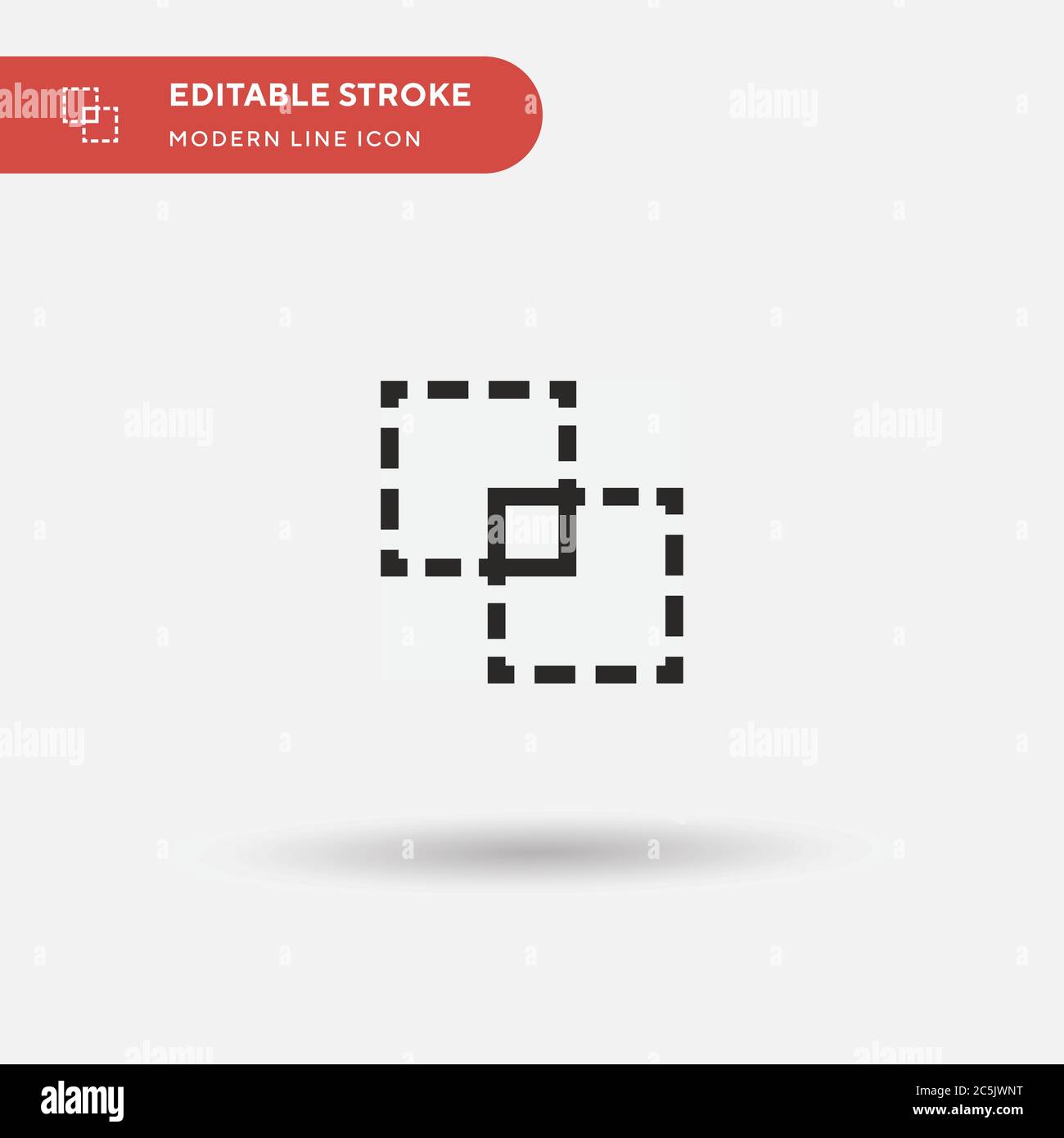 Intersection Simple vector icon. Illustration symbol design template ...