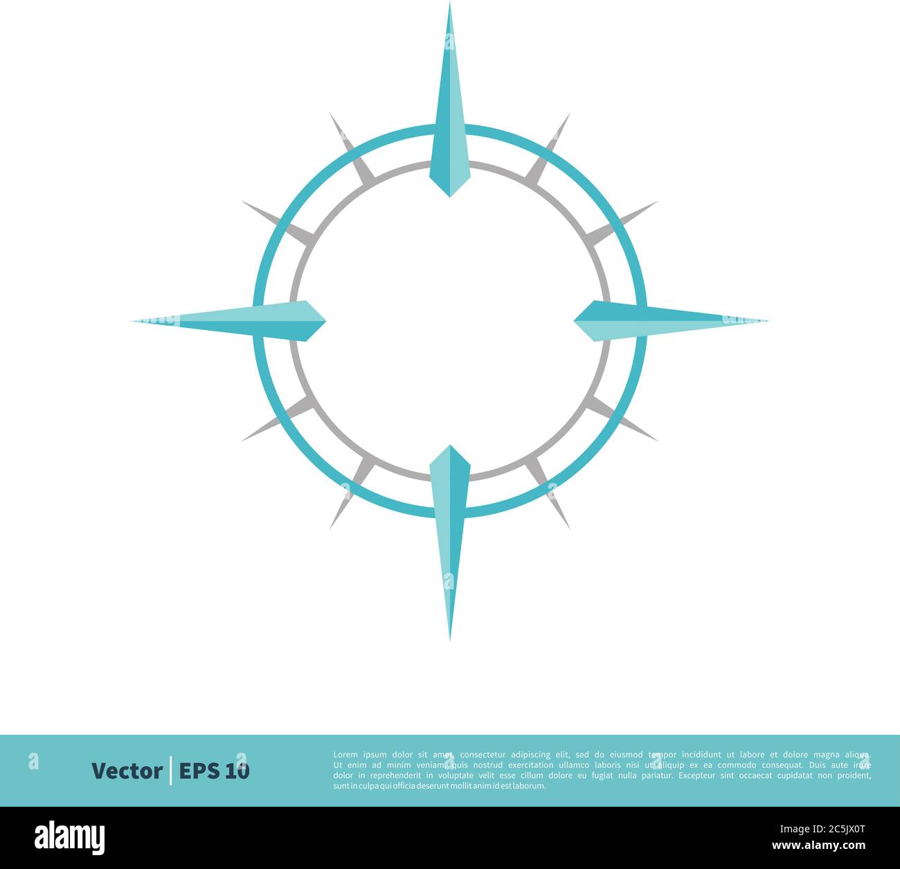 Compass Rose Icon Vector Logo Template Illustration Design. Vector EPS ...
