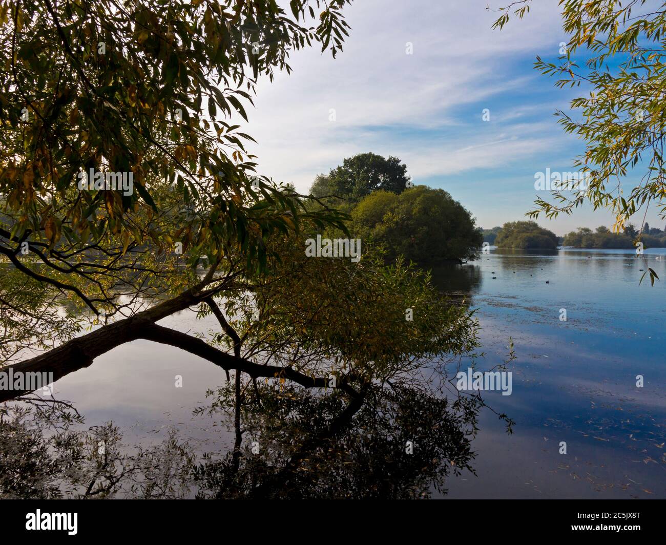Branston Water Park in Staffordshire England UK a former open cast ...