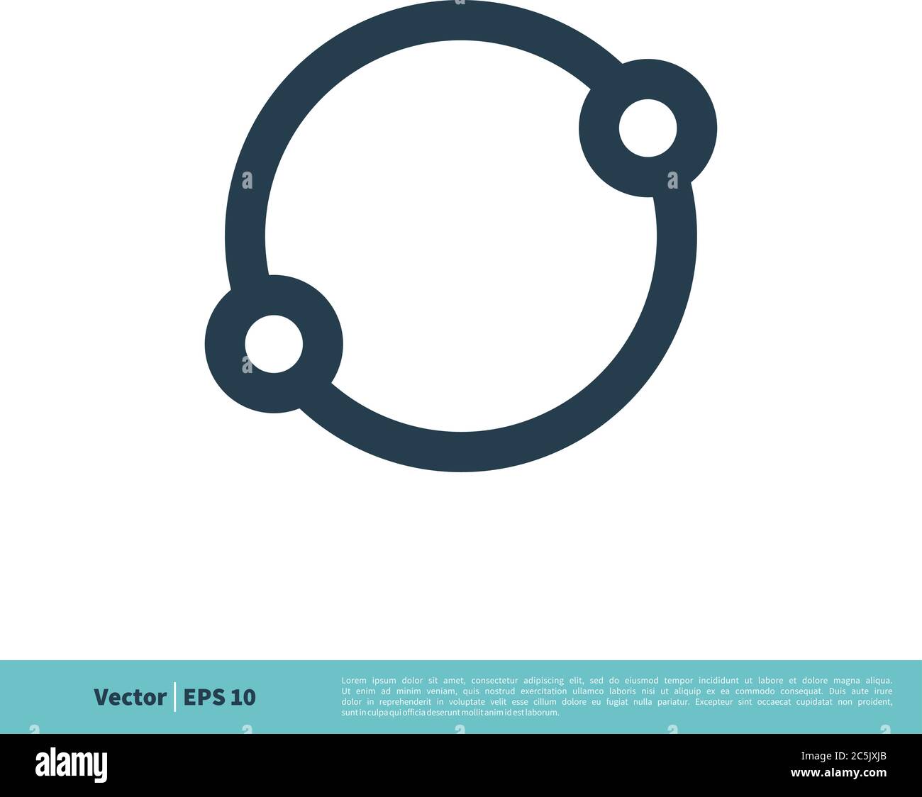 Connection Circle Ring Icon Vector Logo Template Illustration Design ...