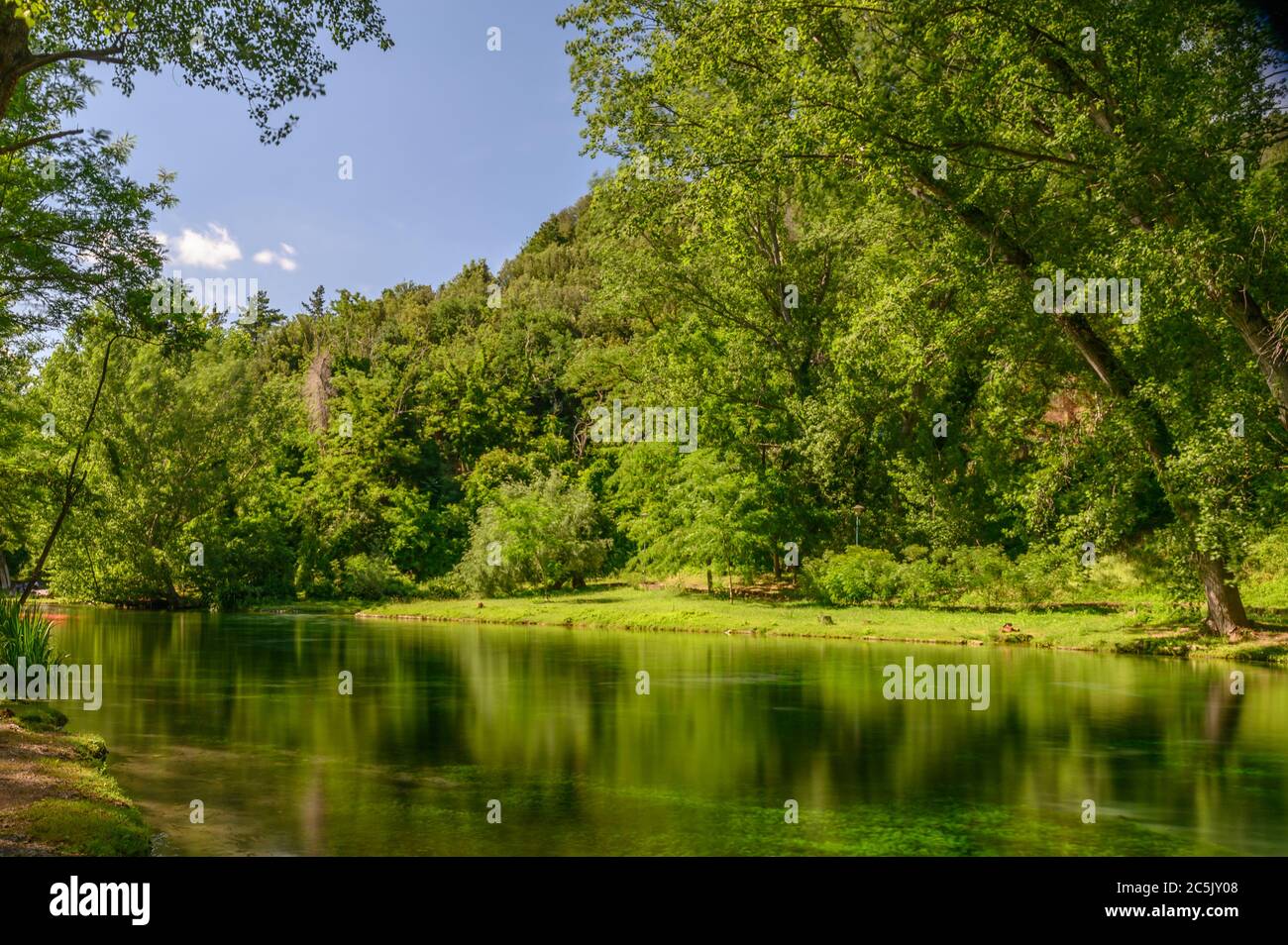 The Parco del Grassano in Benevento is a nice park rich of trees and ...