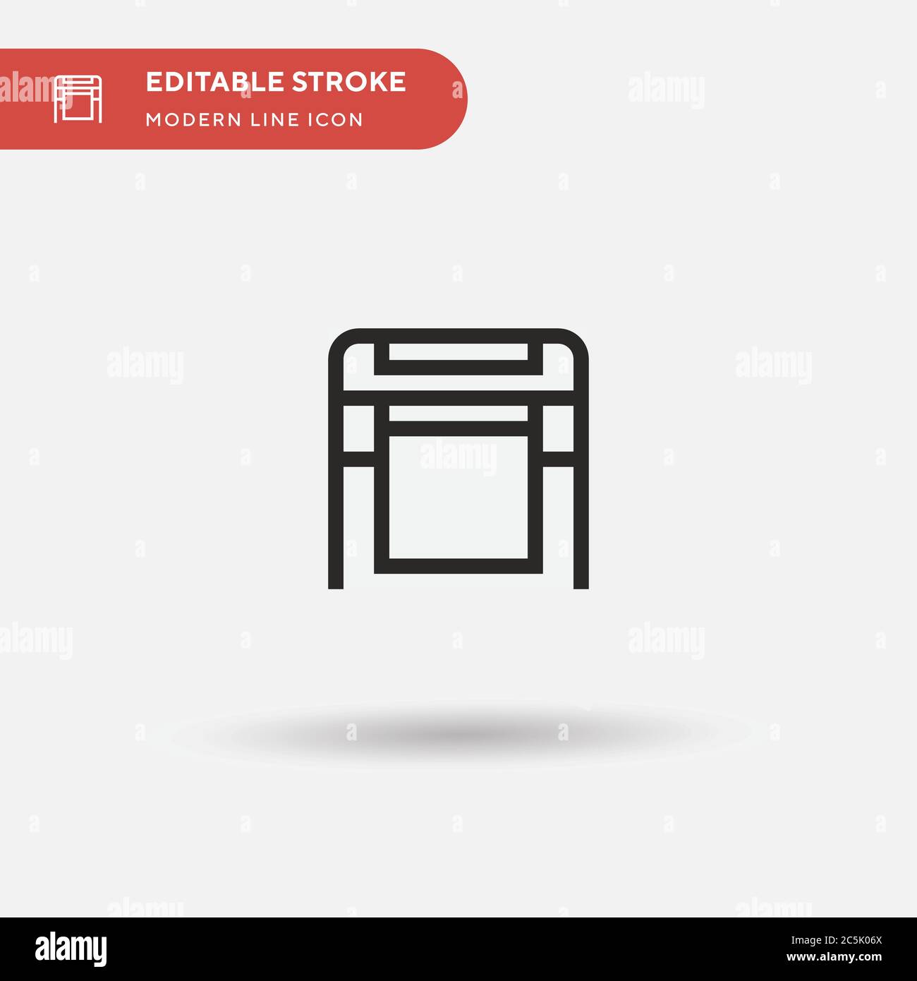 Large Format Simple vector icon. Illustration symbol design template ...