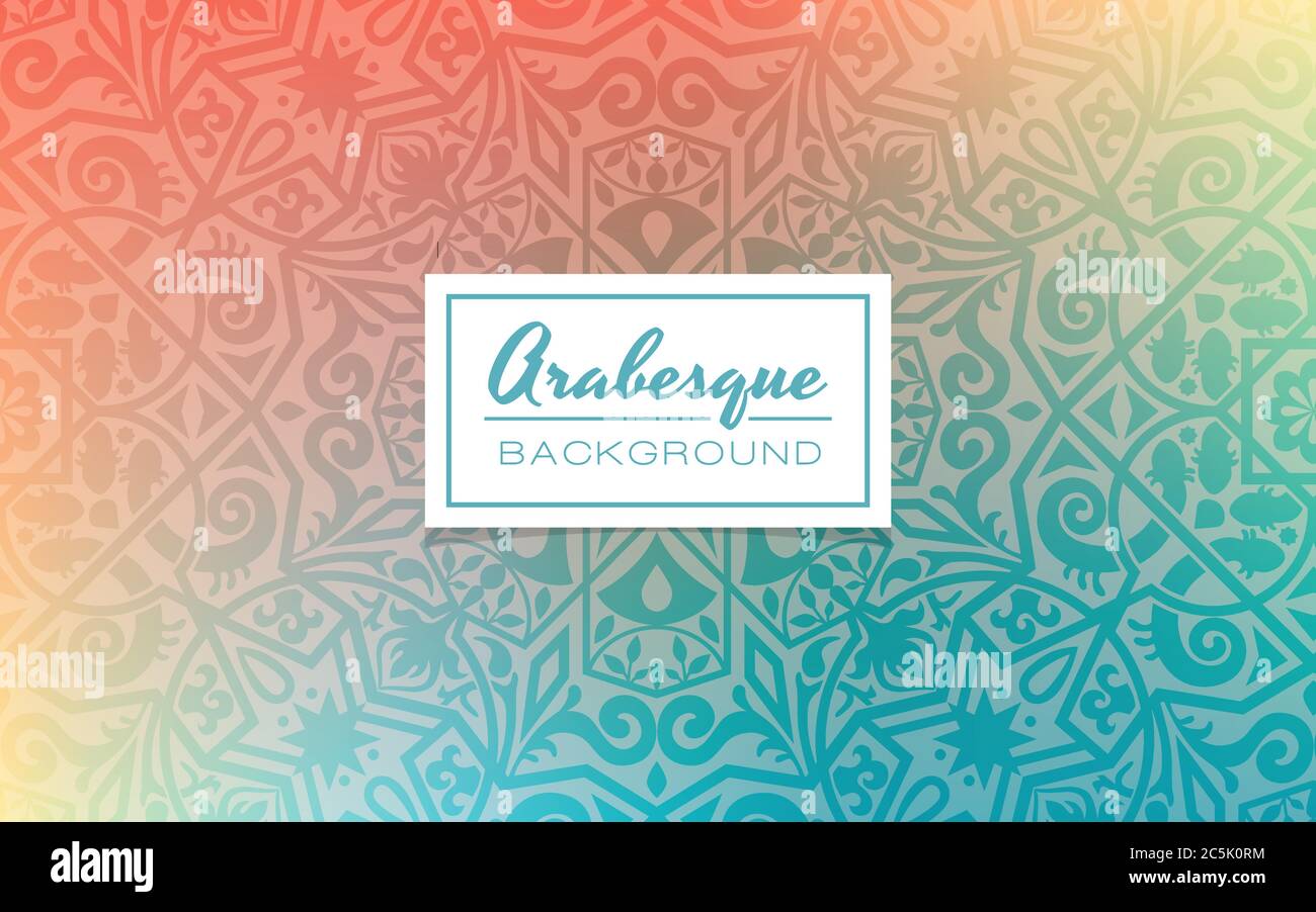 Arabesque vector vectors hi-res stock photography and images - Alamy