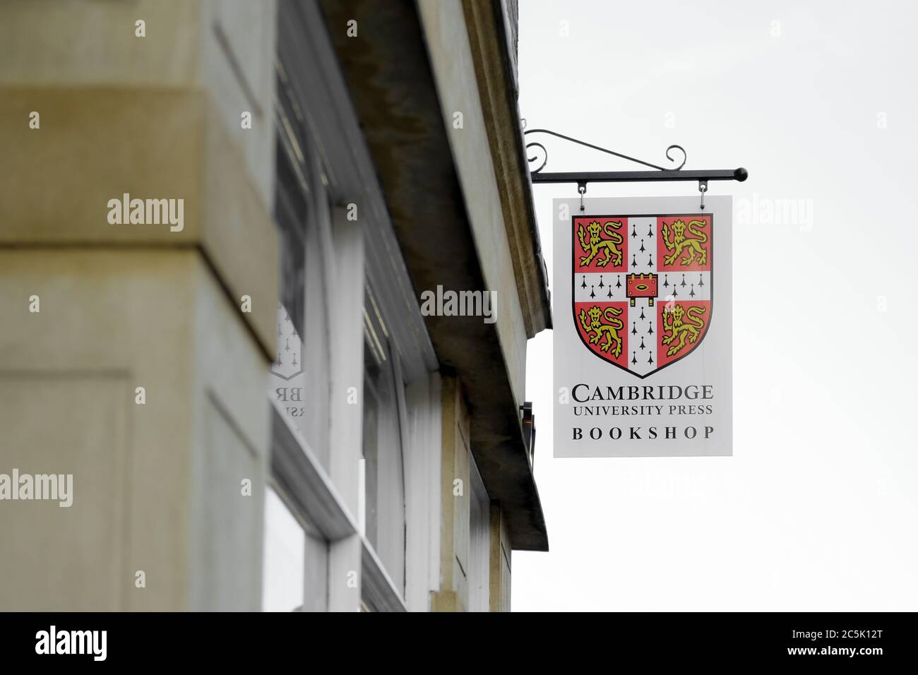 Iconic University coat of arms seen on signage located outside a famous ...