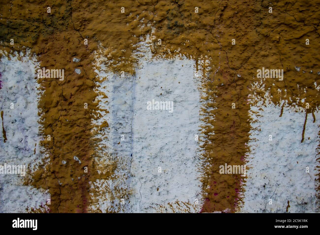A dirty wall with smudges from paint. Background texture wall Stock ...