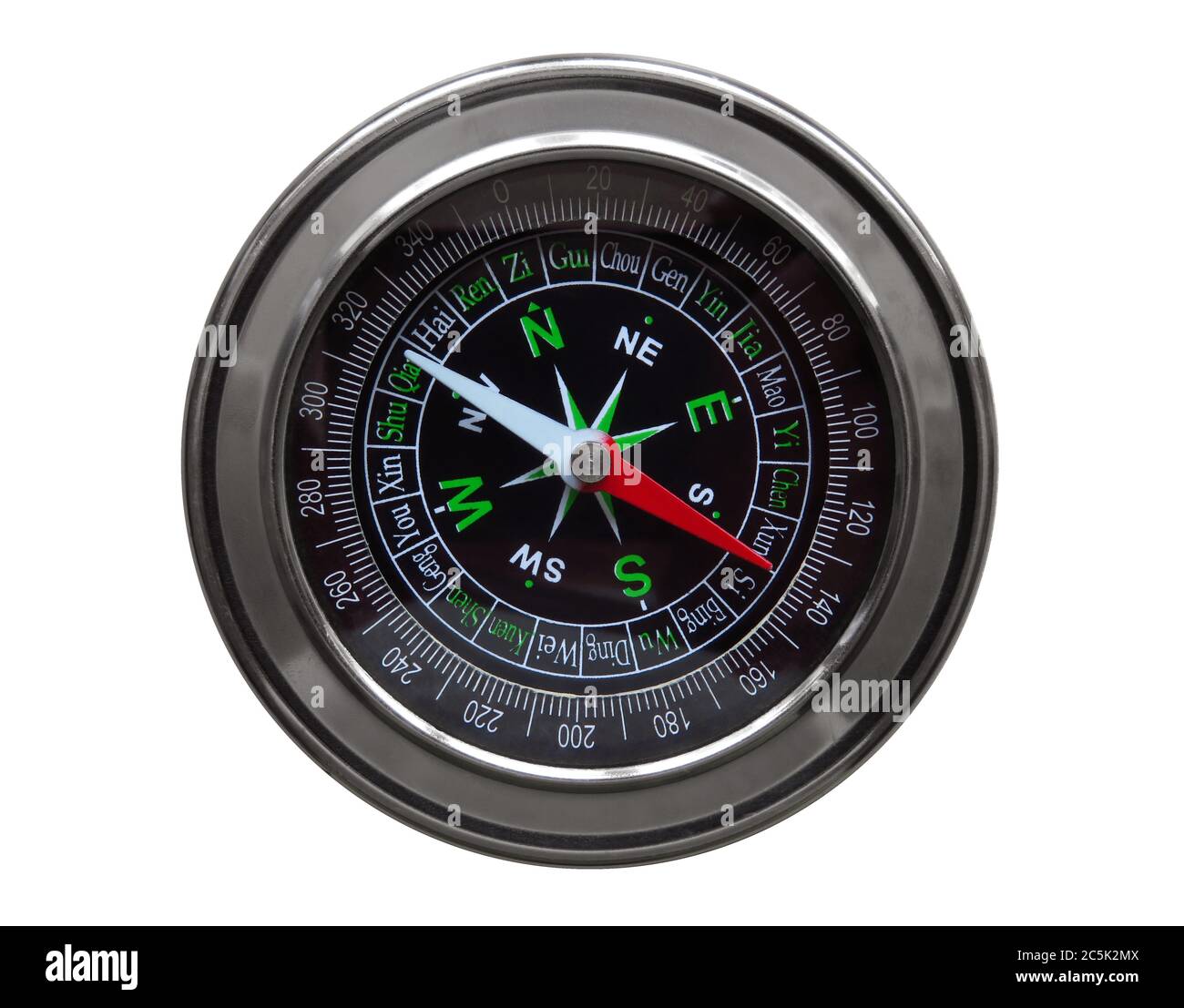 Compass isolated on white. Clipping Path included Stock Photo - Alamy