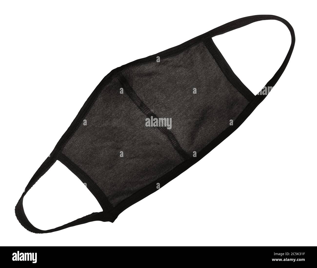 Black protective mask, isolated on white background. Clipping Path ...