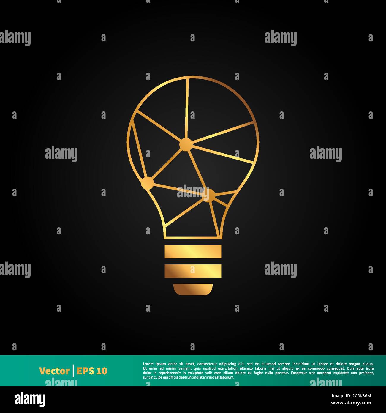 Gold bulb Stock Vector Images - Alamy