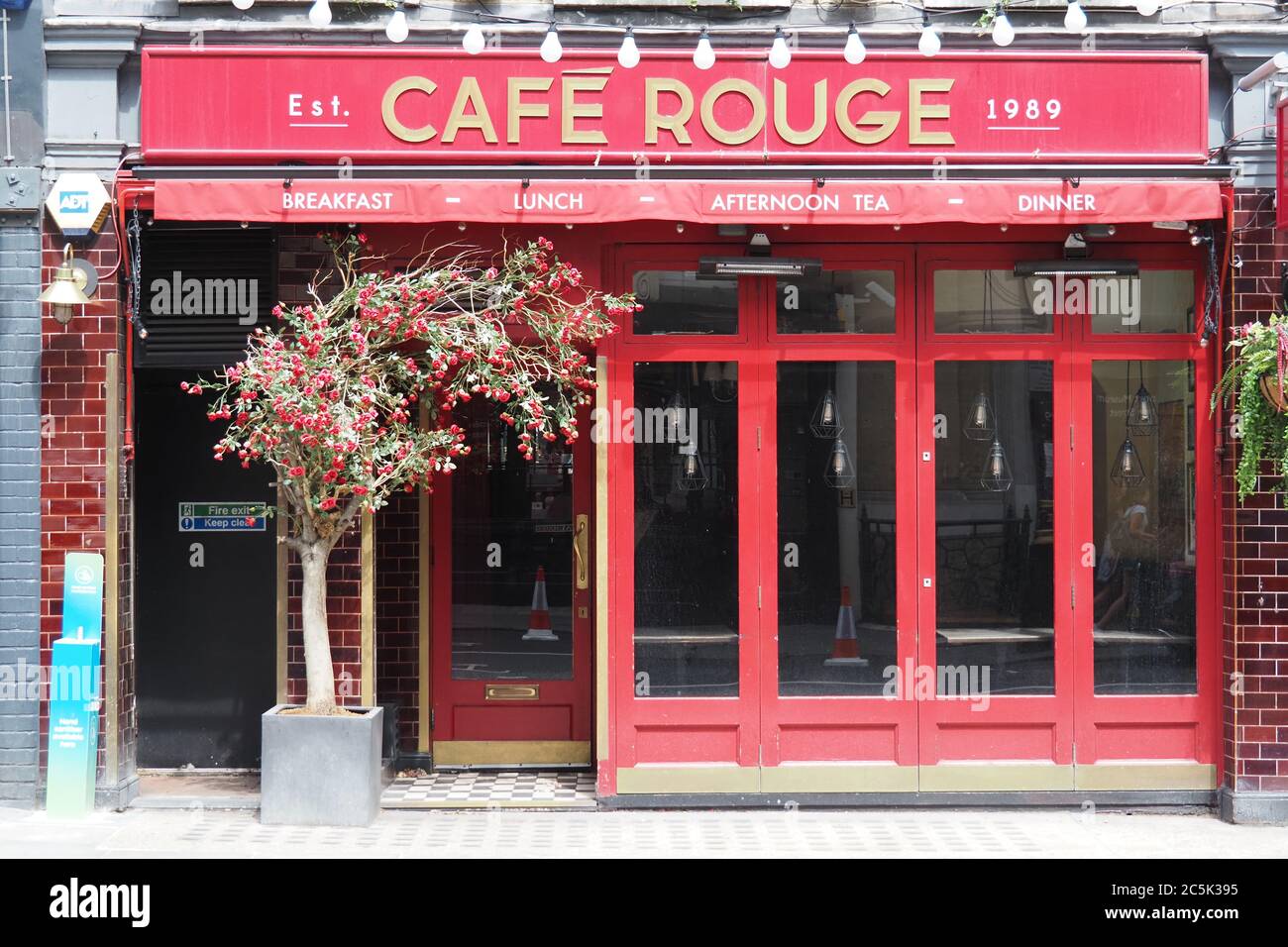 London, UK - 3 July 2020. BritainÕs high-street restaurant chain Cafe ...