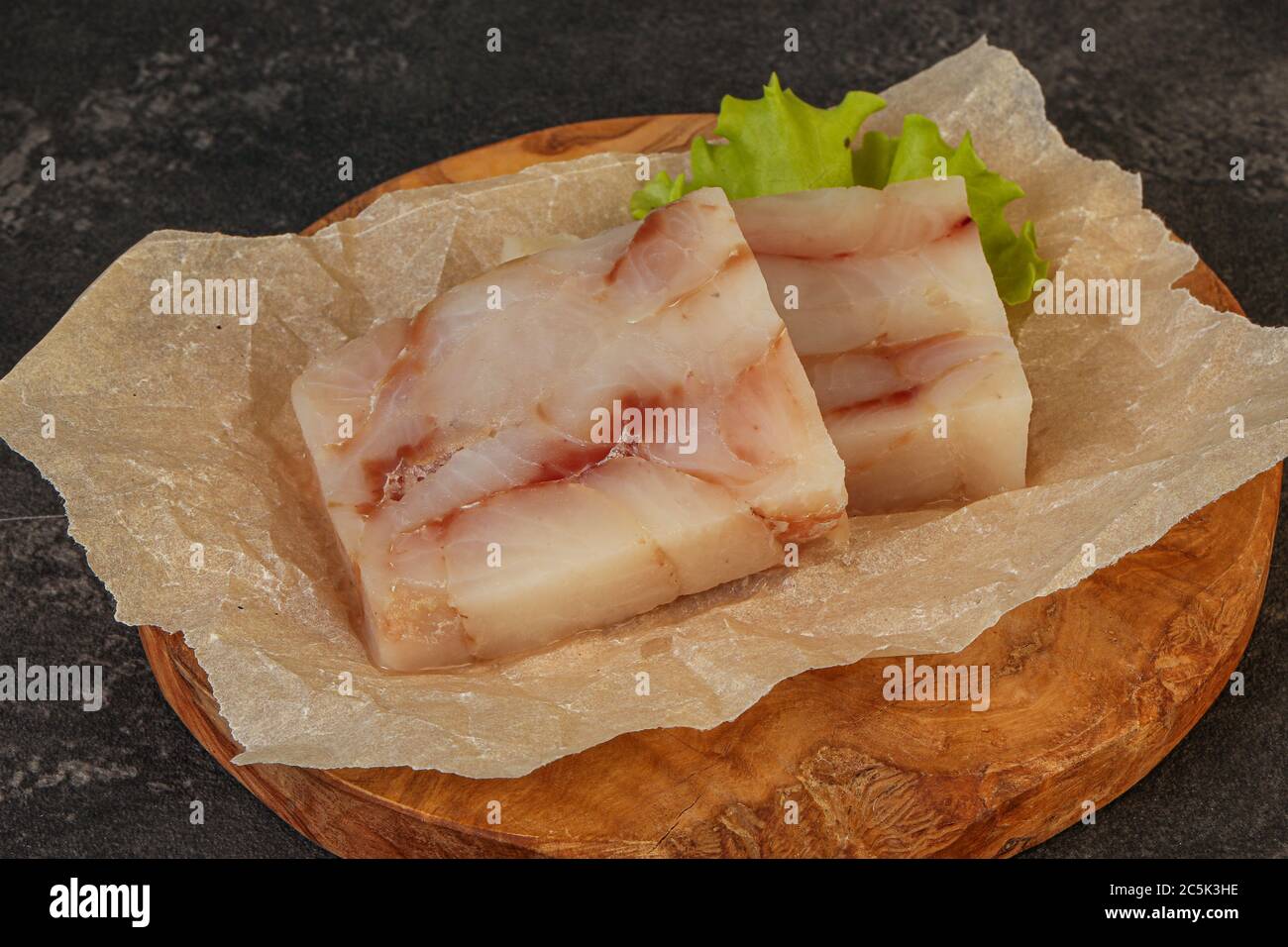 Raw dietary pollock fish fillet for cooking Stock Photo - Alamy