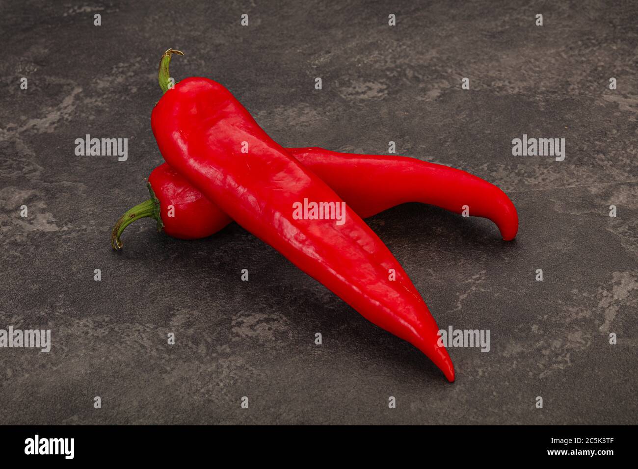 Ripe juicy red Ramiro pepper - ready for cooking Stock Photo - Alamy