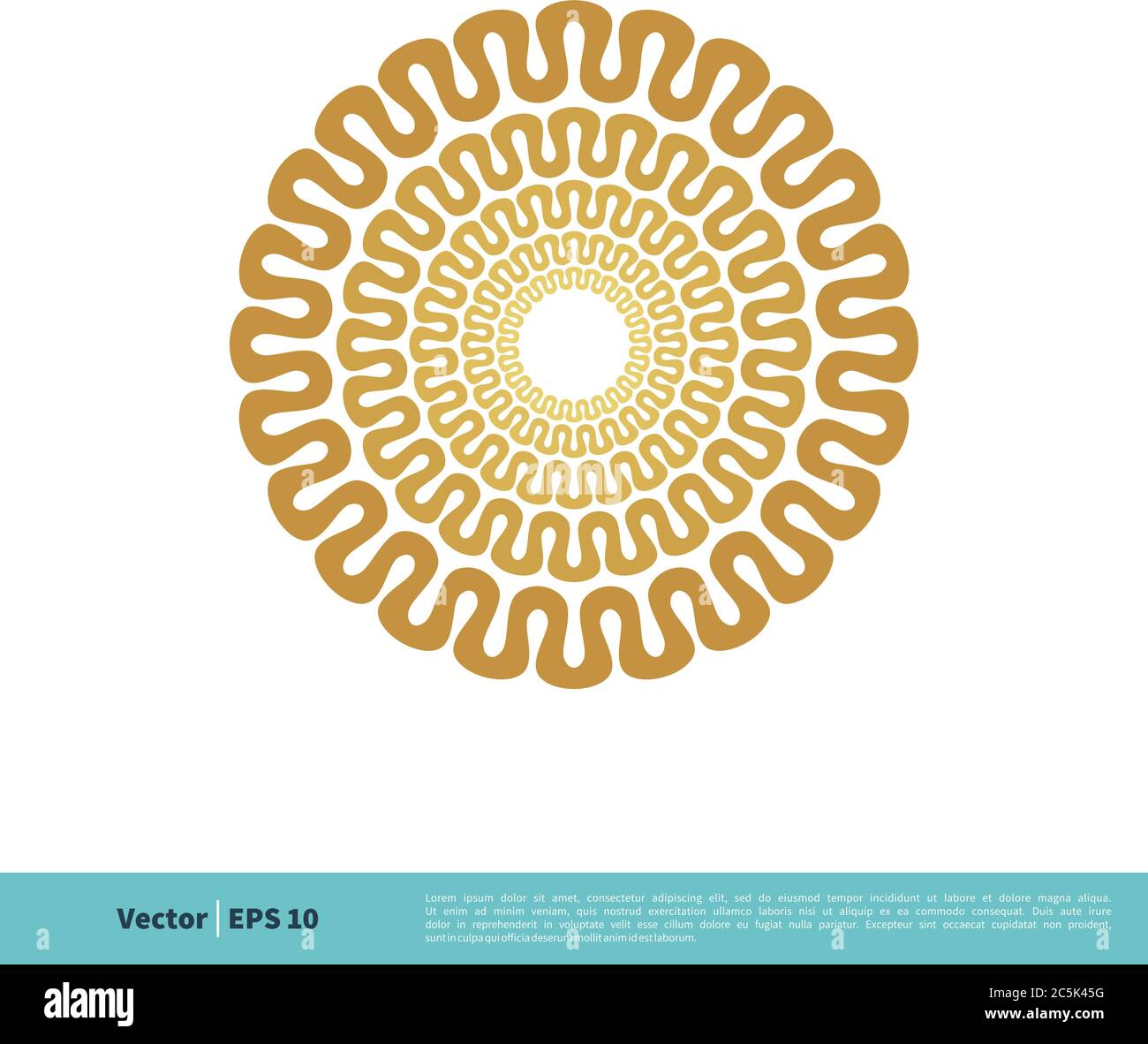 Abstract Circle Ornamental Logo Template Illustration Design. Vector ...