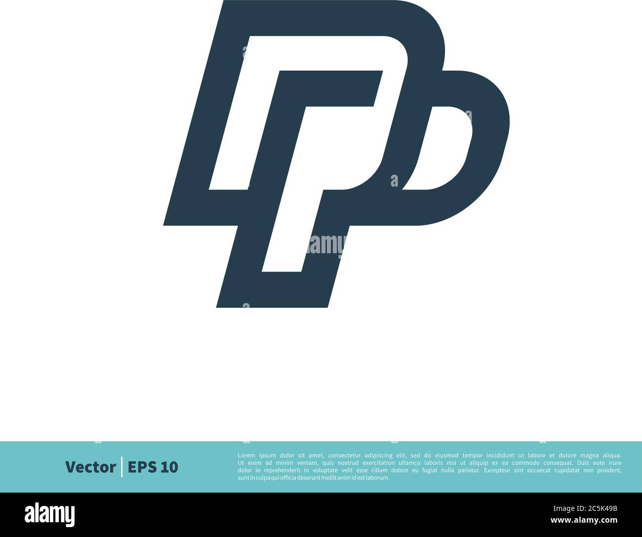 D and p vector vectors hi-res stock photography and images - Alamy