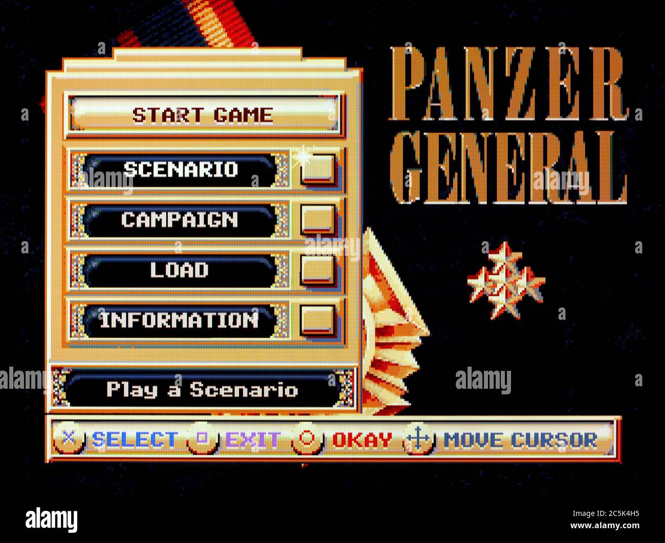 Panzer General - Sony Playstation 1 PS1 PSX - Editorial use only Stock ...