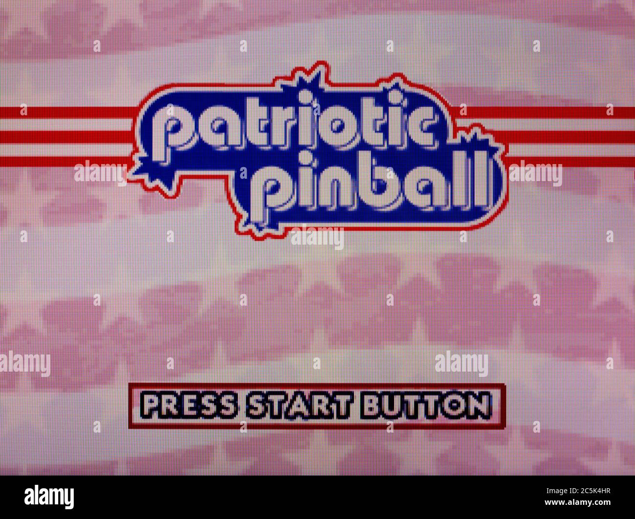 Patriotic Pinball - Sony Playstation 1 PS1 PSX - Editorial use only ...
