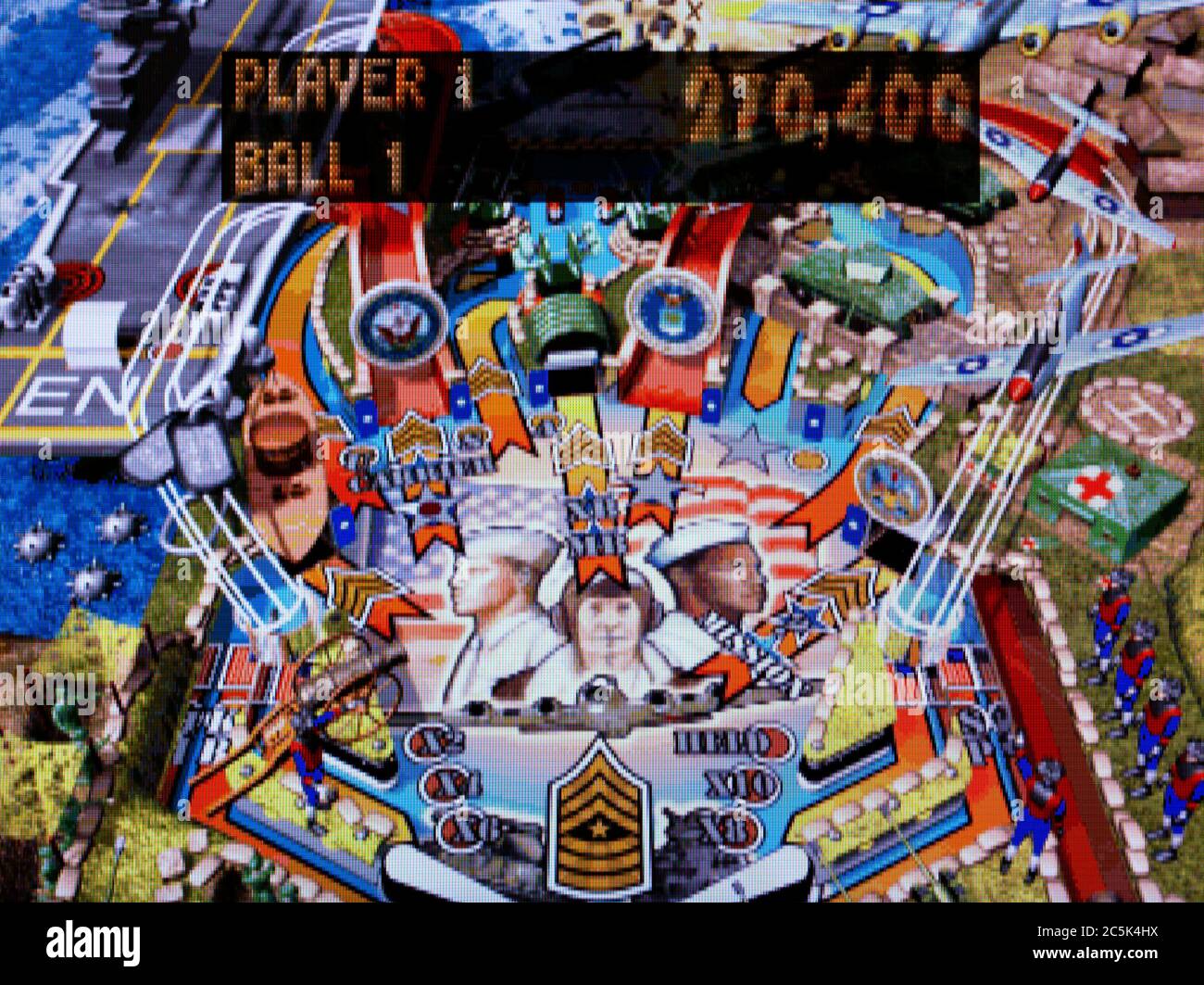 Patriotic Pinball - Sony Playstation 1 PS1 PSX - Editorial use only ...