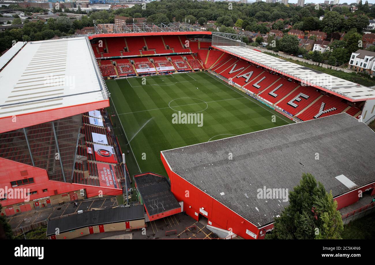 A general view of The Valley, London Stock Photo - Alamy