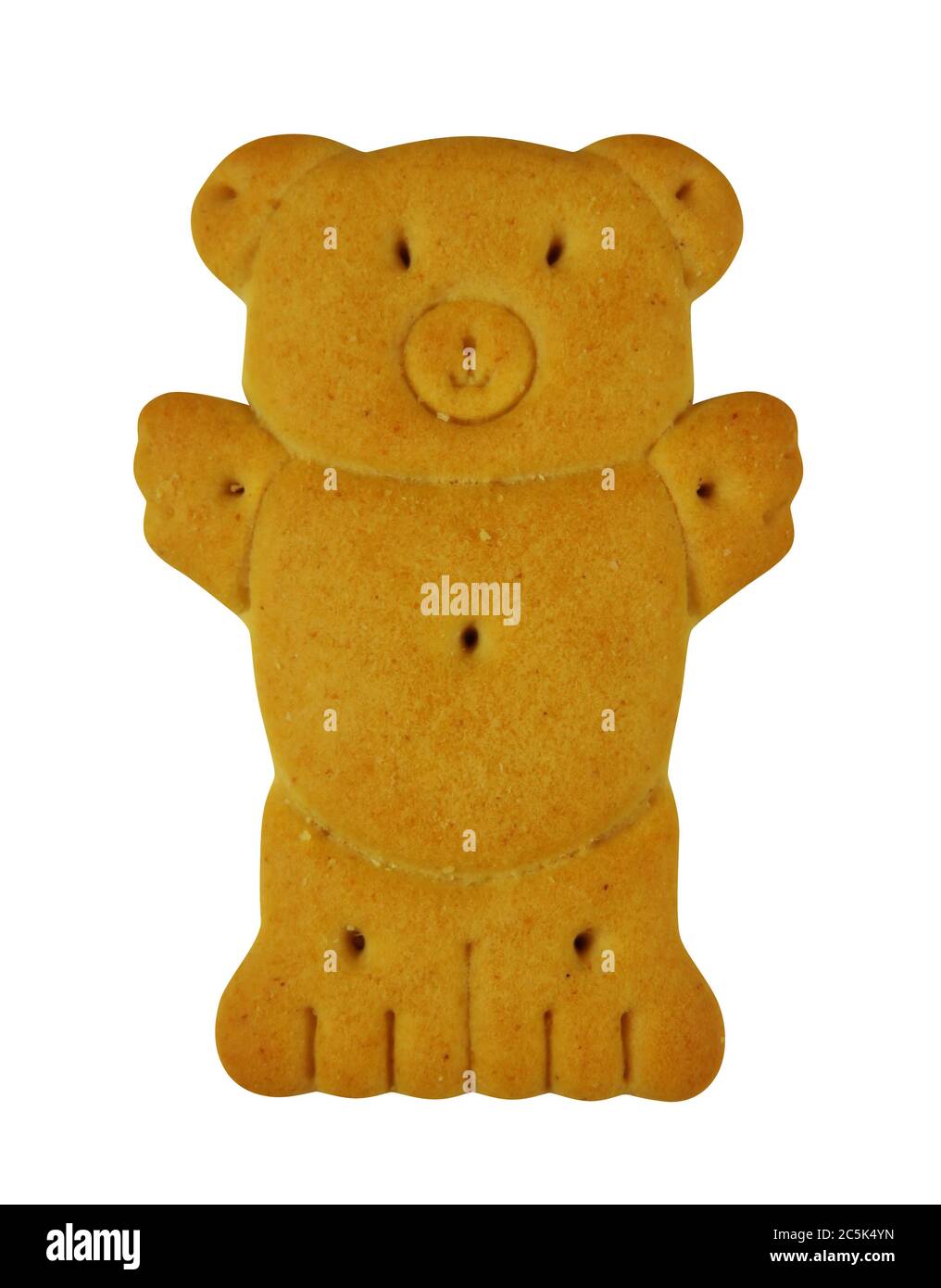 Animal shaped cookie isolated on white background. Clipping Path ...