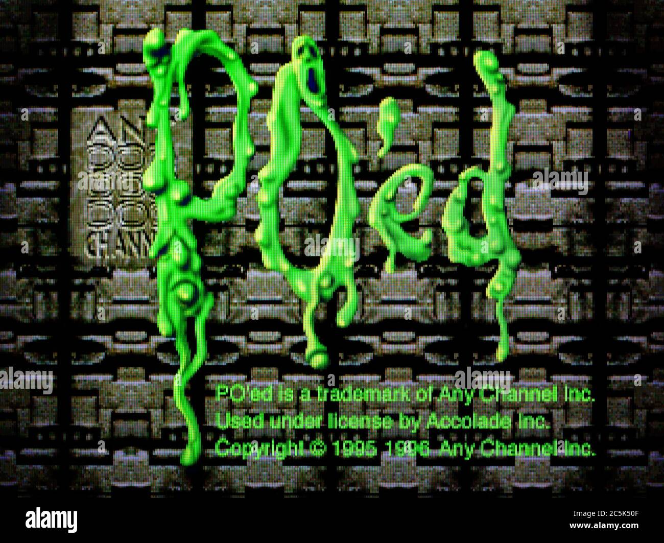 PO'ed - Sony Playstation 1 PS1 PSX - Editorial use only Stock Photo - Alamy