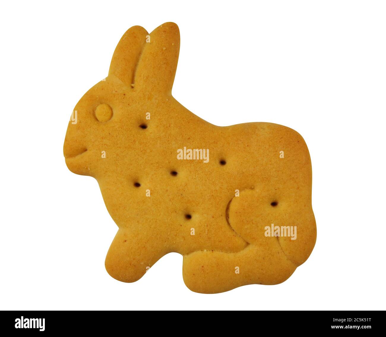 Animal shaped cookie isolated on white background. Clipping Path ...