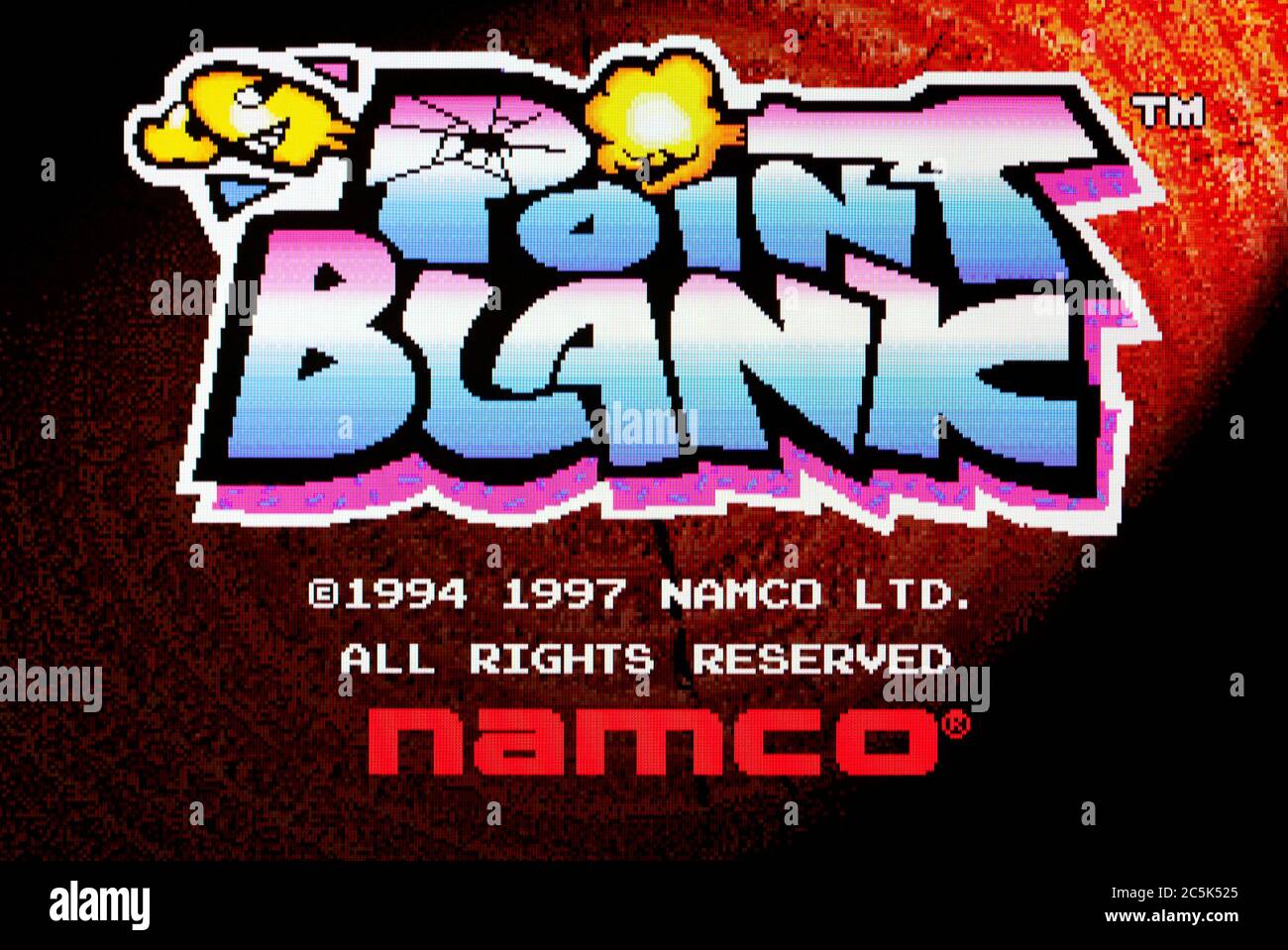 Point Blank - Sony Playstation 1 PS1 PSX - Editorial use only Stock ...