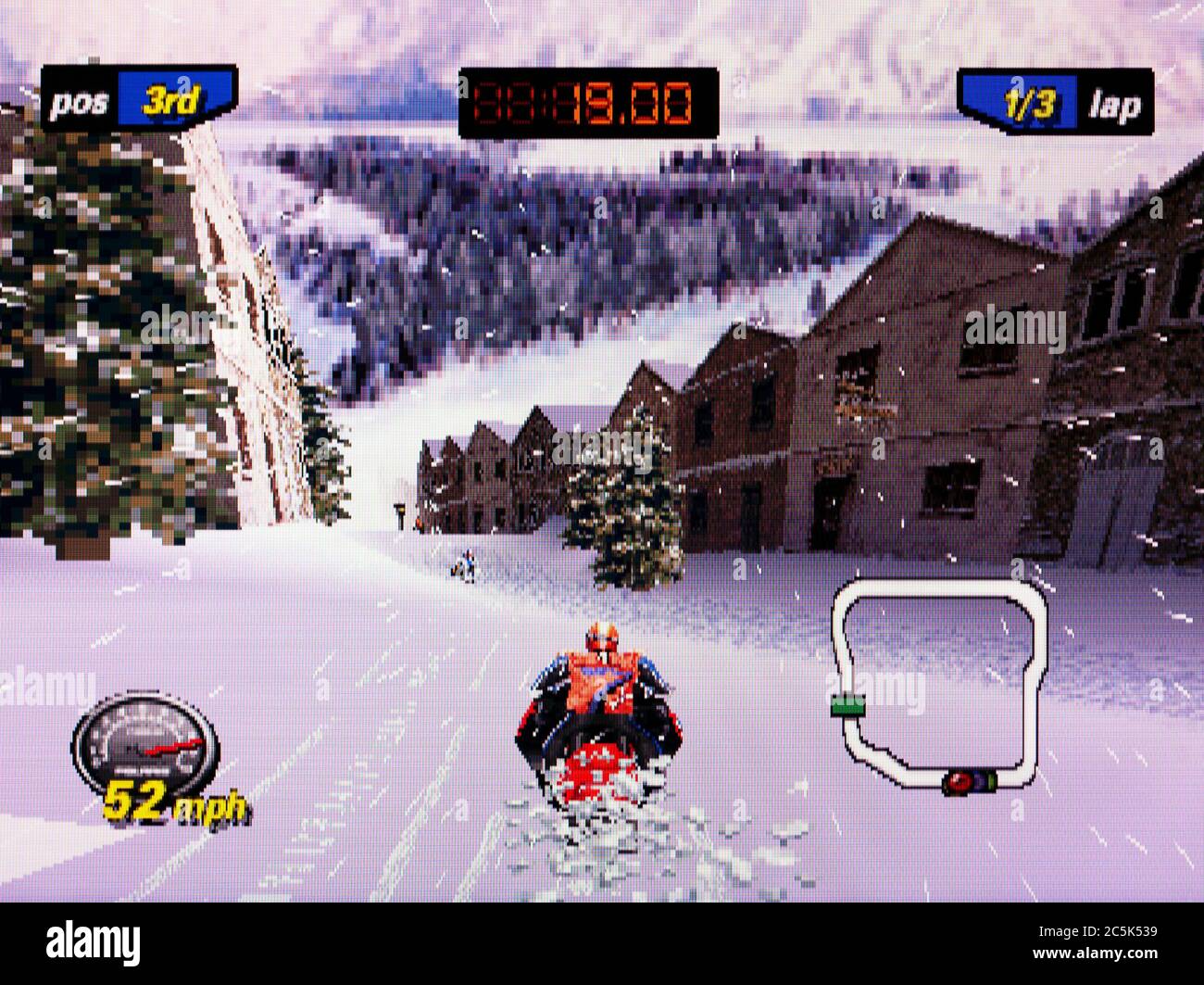 Polaris Snocross - Sony Playstation 1 PS1 PSX - Editorial use only ...