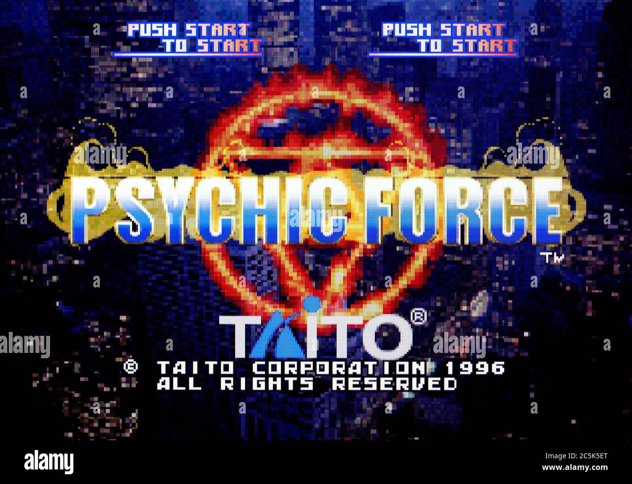 Psychic Force - Sony Playstation 1 PS1 PSX - Editorial use only Stock ...