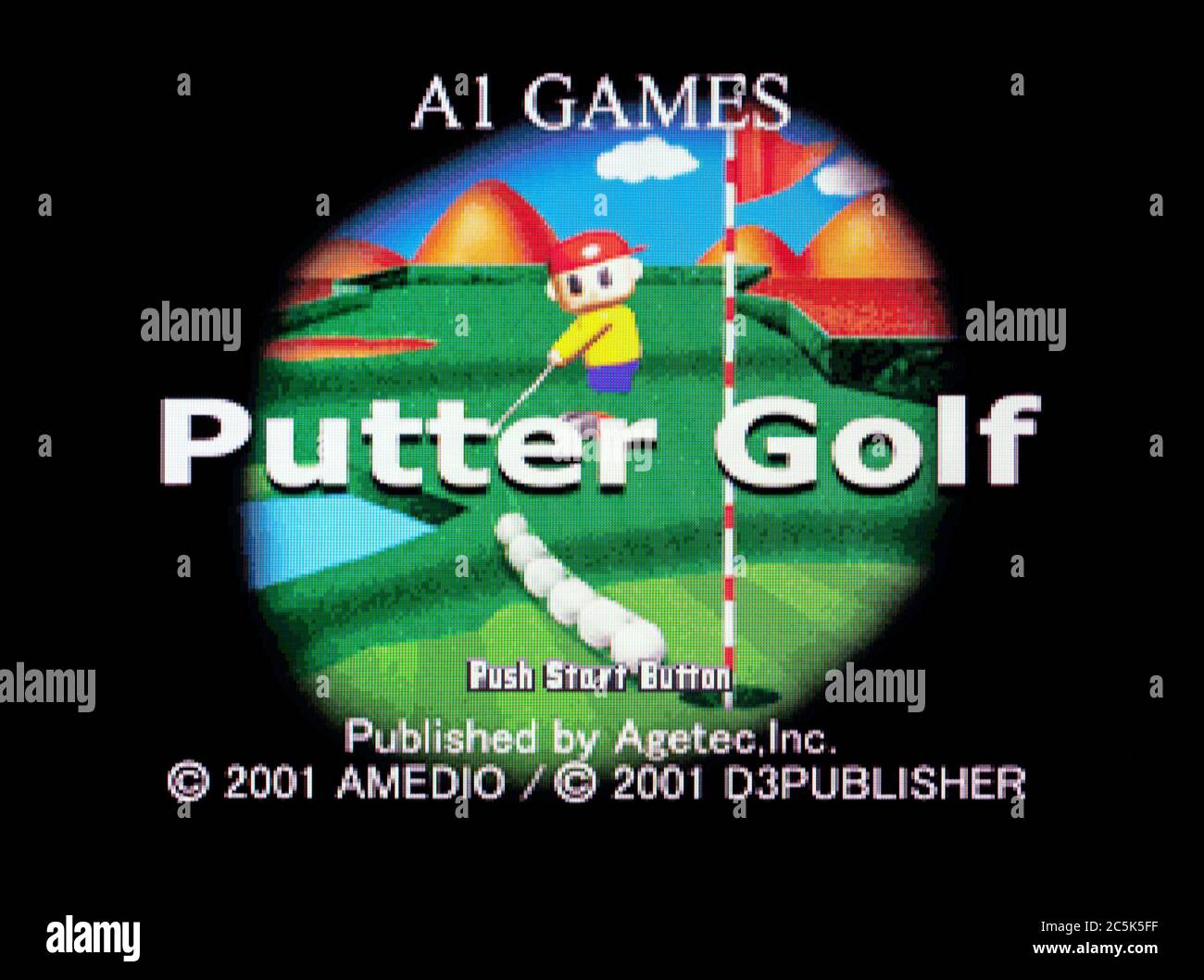 Putter Golf - Sony Playstation 1 PS1 PSX - Editorial use only Stock ...
