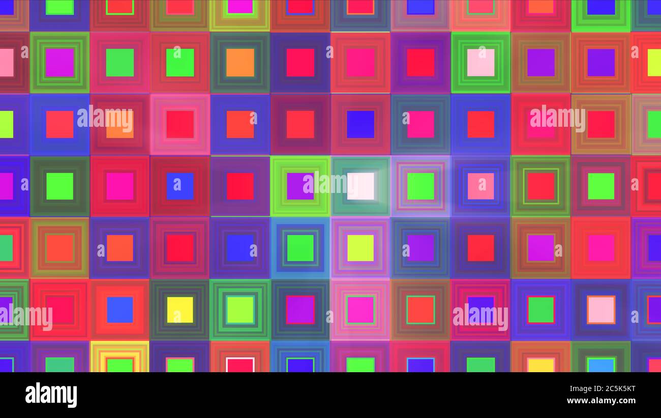 boxes square color illustration background abstract texture Stock Photo ...