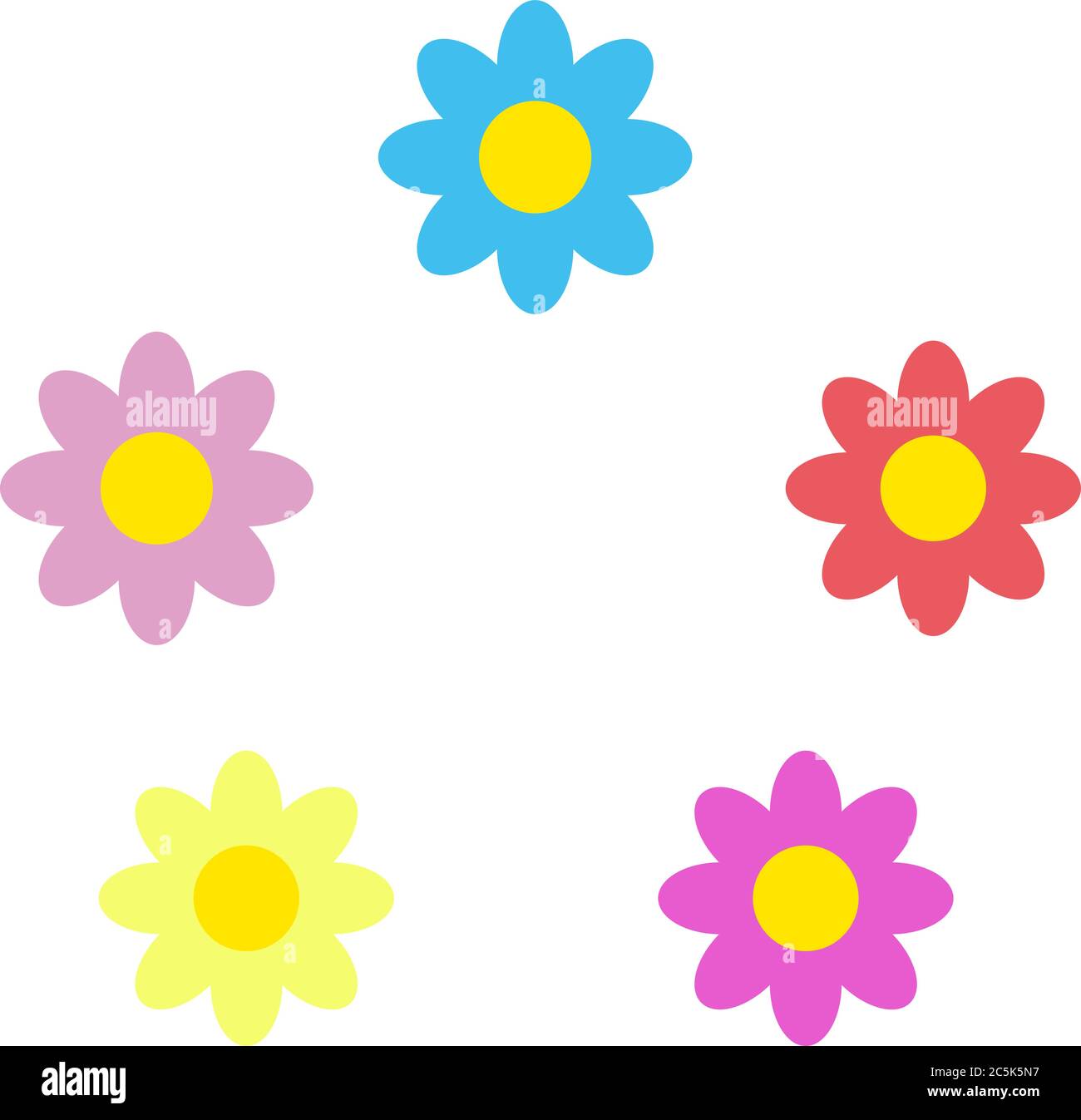 Beautiful view green growing Stock Vector Images - Alamy