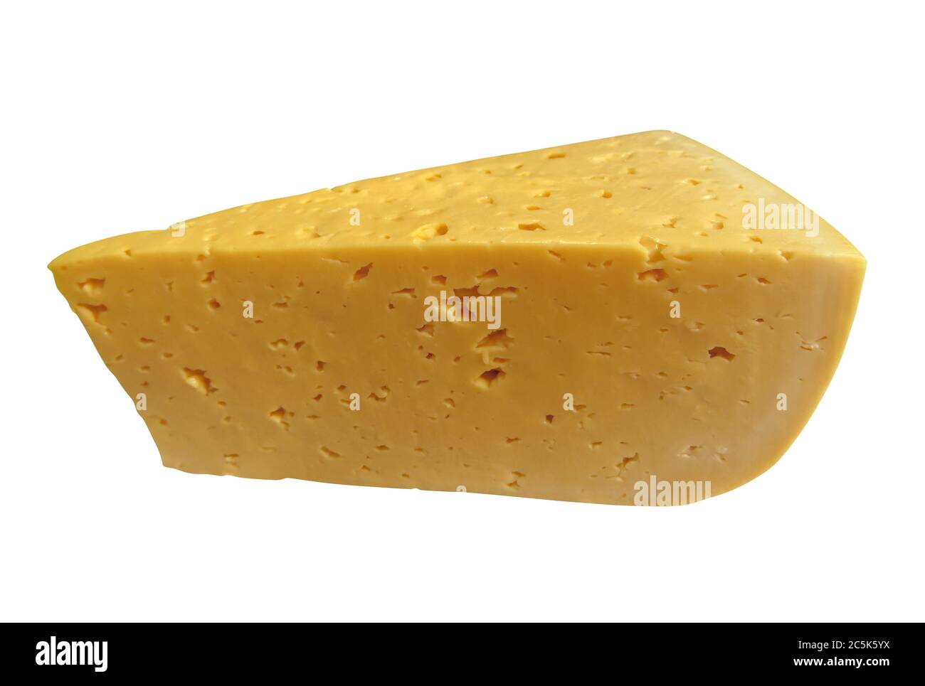 Cheese chunk isolated on white. Photo with clipping path Stock Photo ...