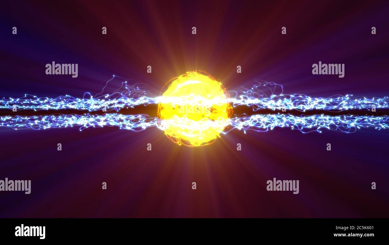 plasma ball space ray light energy background Stock Photo - Alamy