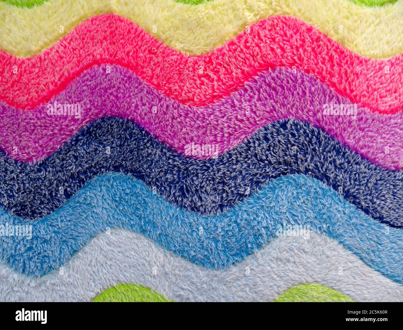 Colorful background of bath mat closeup Stock Photo - Alamy