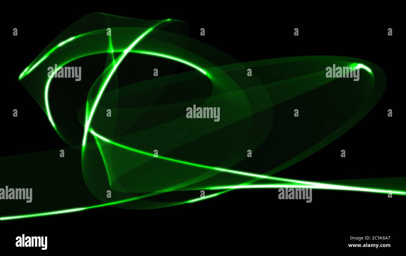 stroke green light line flash light abstract Stock Photo - Alamy