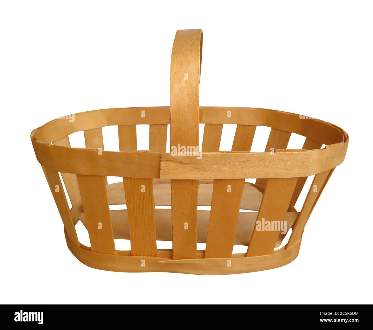 Empty wooden fruit bread basket hi-res stock photography and images - Alamy