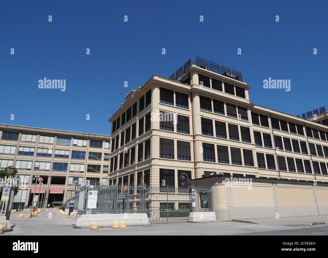 TURIN, ITALY - CIRCA JUNE 2020: The Lingotto Fiat car factory (circa ...