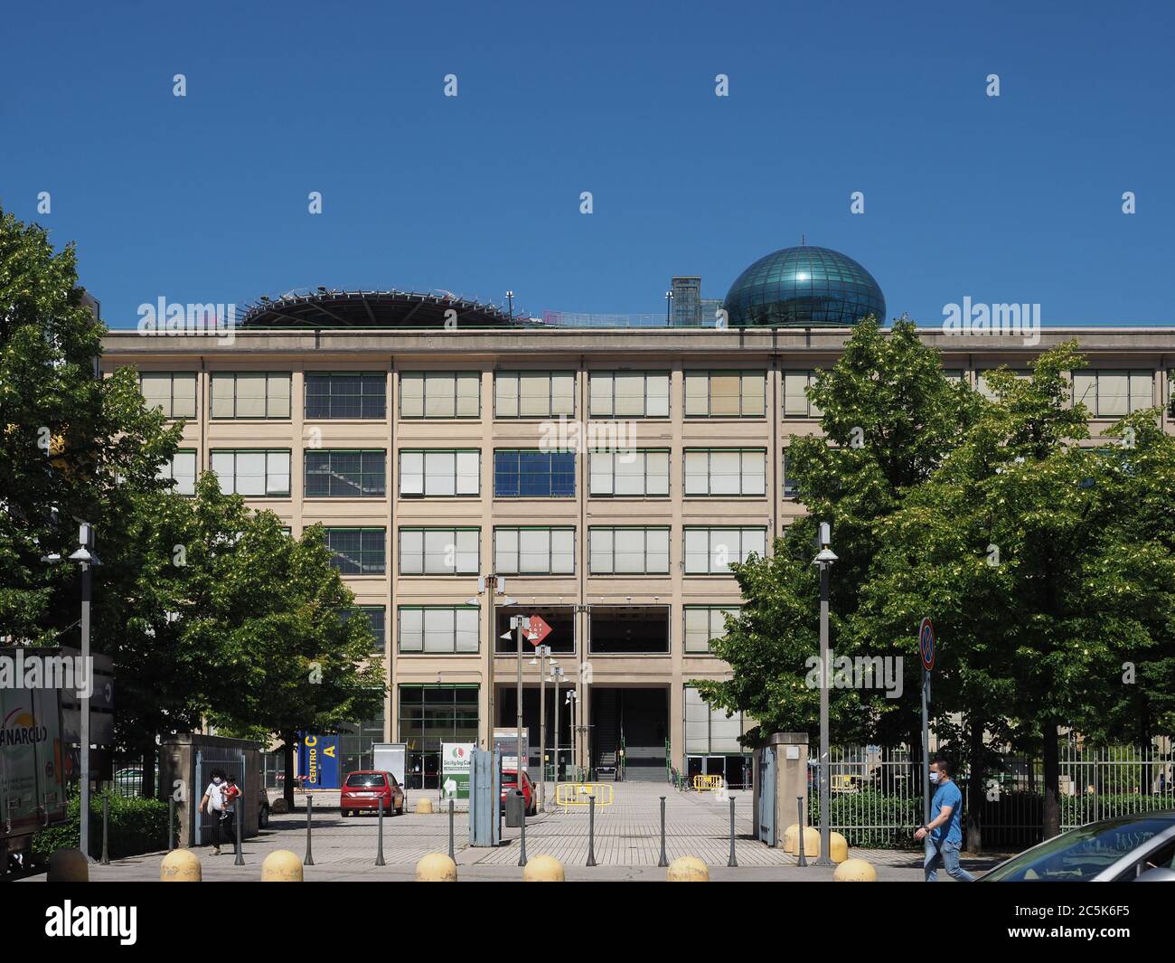TURIN, ITALY - CIRCA JUNE 2020: The Lingotto Fiat car factory (circa ...