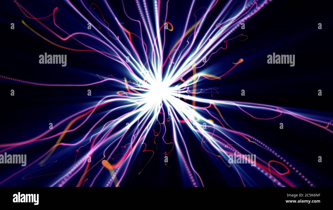 Plasma ball light animation electric hi-res stock photography and ...