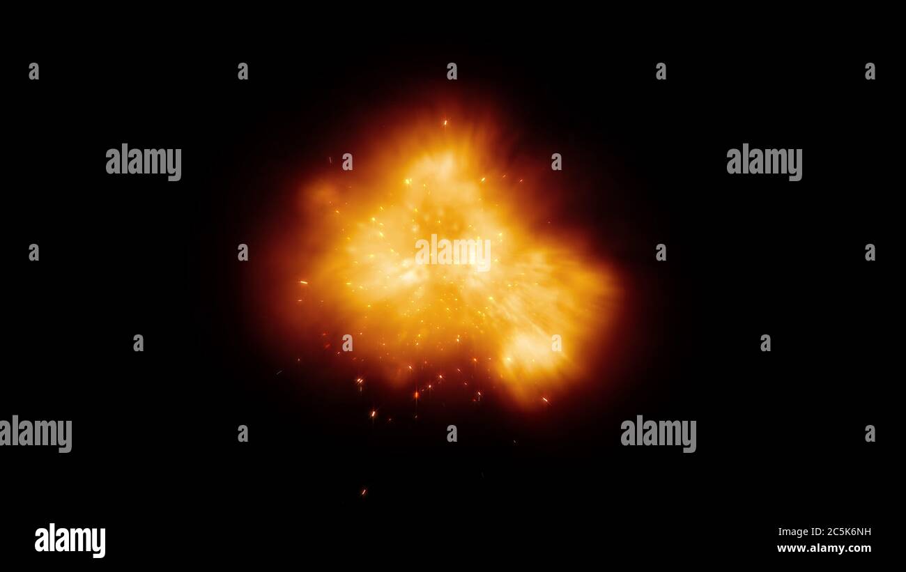 explosion fire flame particle abstract background texture Stock Photo ...