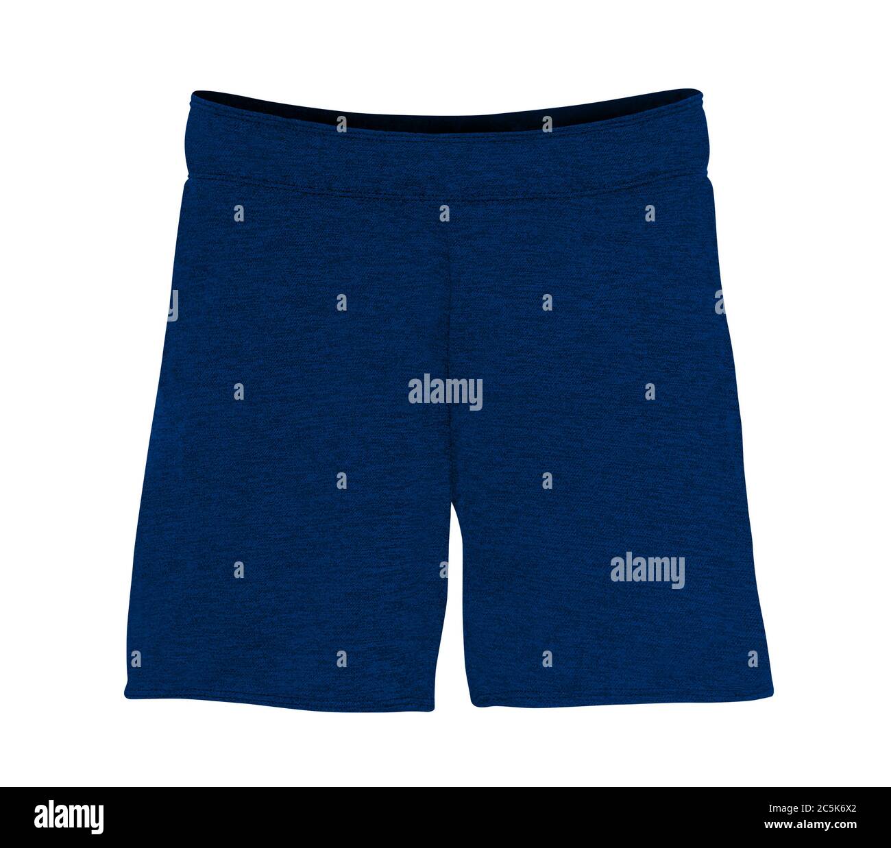 Blue gym shorts isolated on white. Clipping Path included Stock Photo ...
