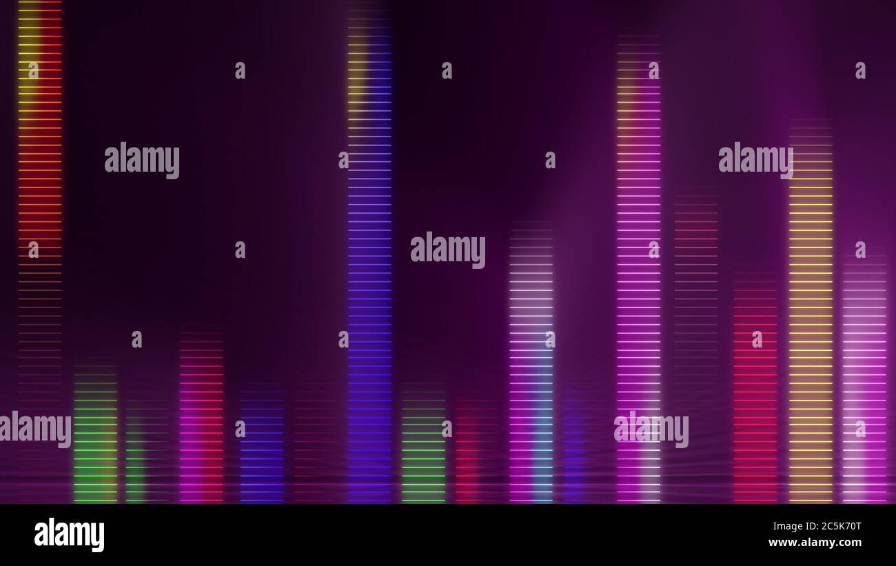 levels vu audio led level meter light Stock Photo - Alamy