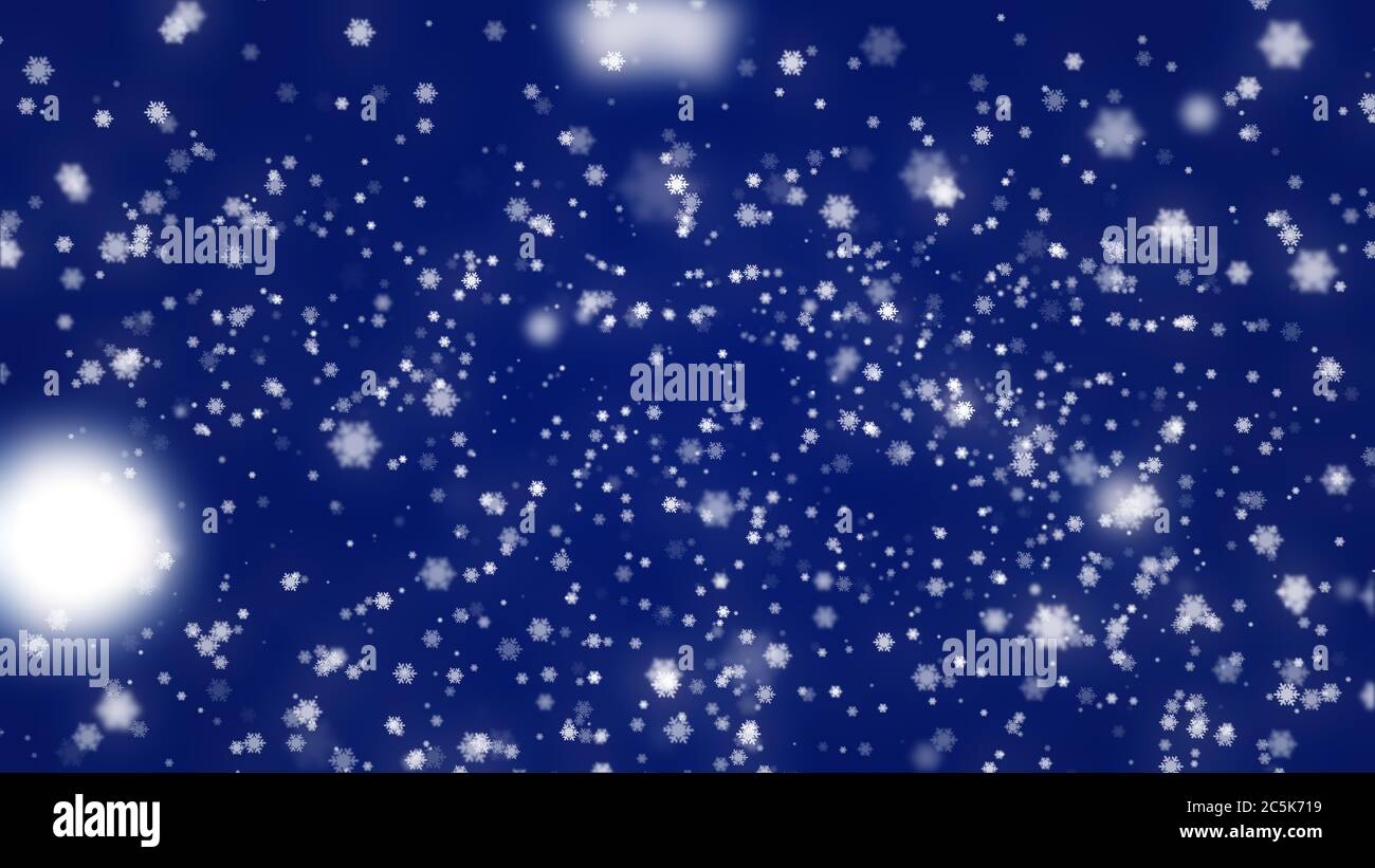 Snowflake overlay fall down graphic hi-res stock photography and images ...