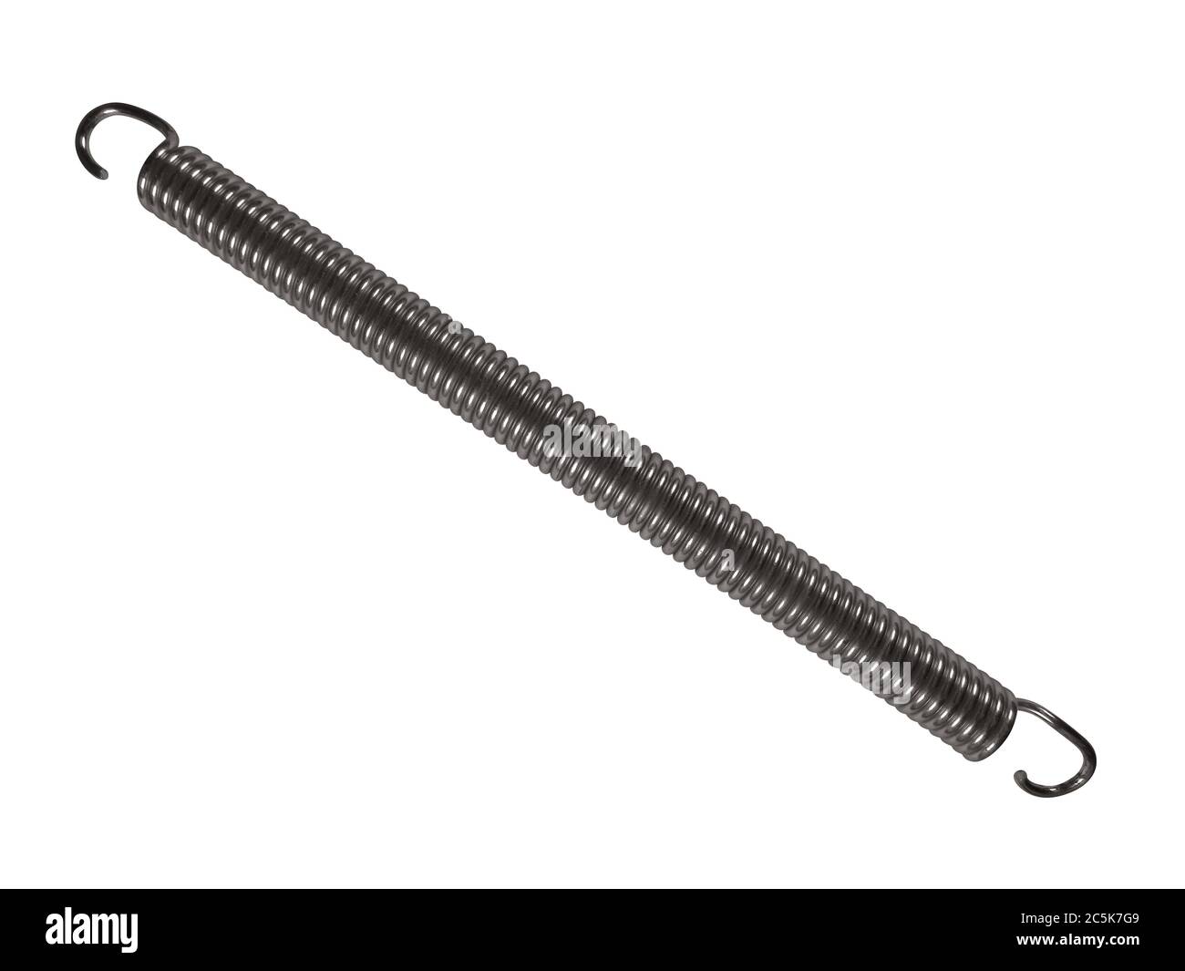 Metal spring isolated on white. Photo with clipping path Stock Photo ...